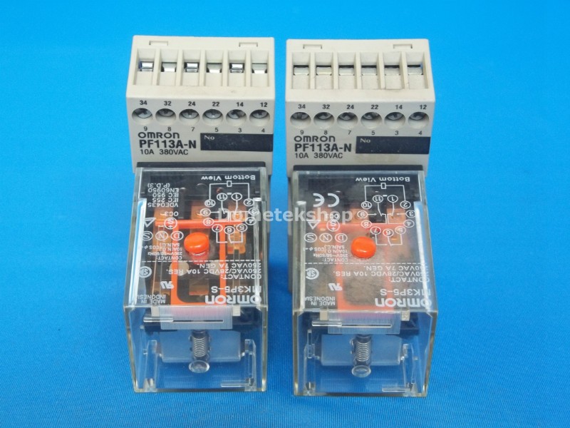 Omron MK3P5-S with base Omron PF113A-N